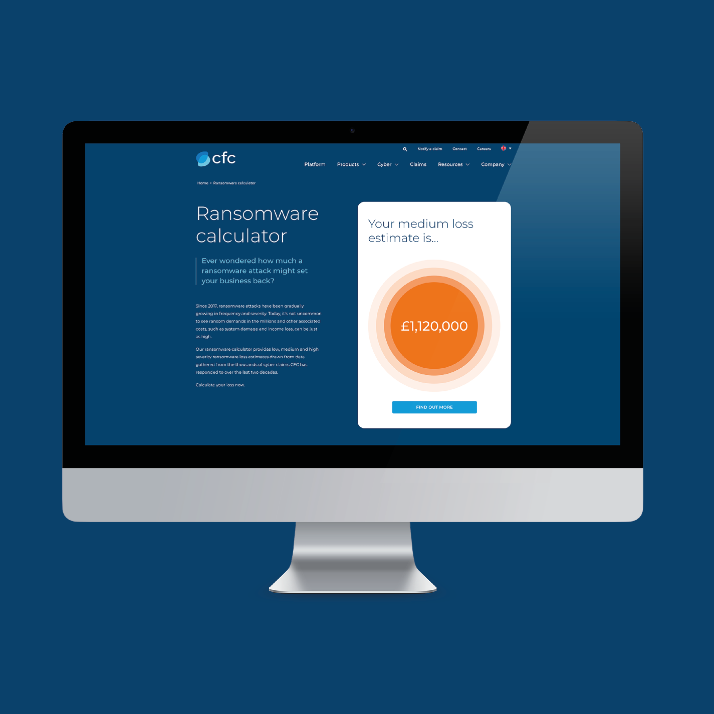 Ransomware calculator | CFC